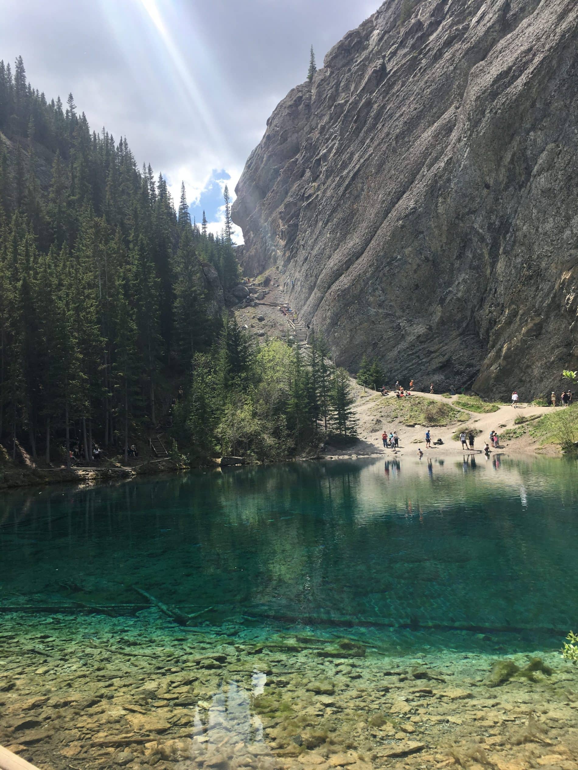 Hiking to Grassi Lakes