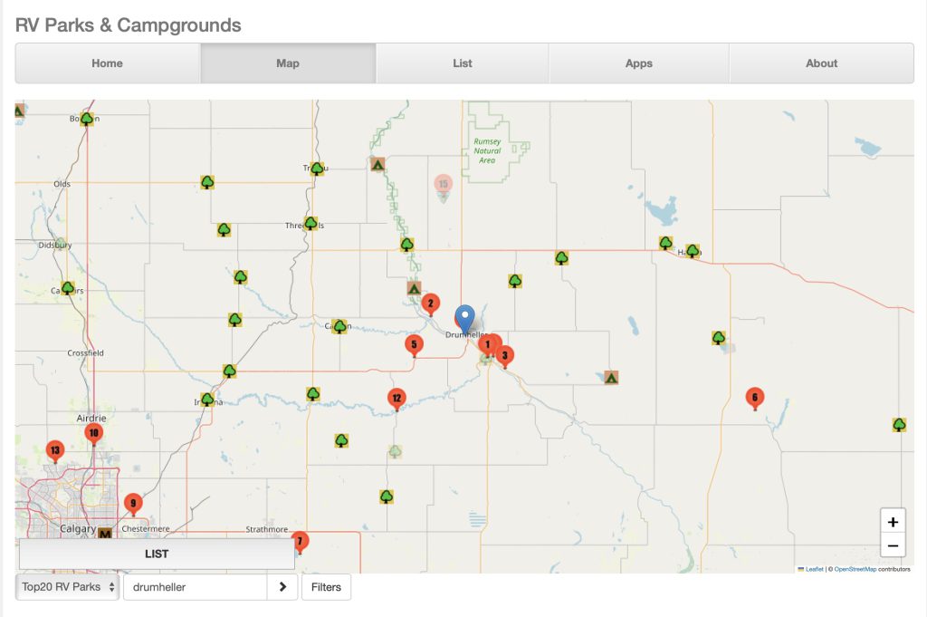 Best Sites to Find Campgrounds in Alberta